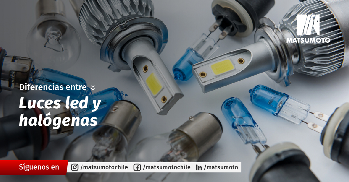 Diferencias entre luces LED y halógenas