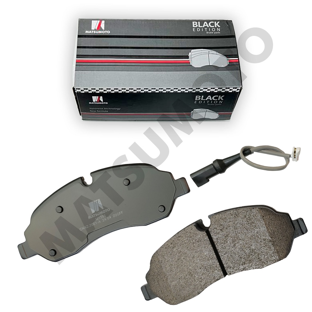 M1351 - Pastillas de Freno Low Metal Black Edition Delanteras Para Ford ...