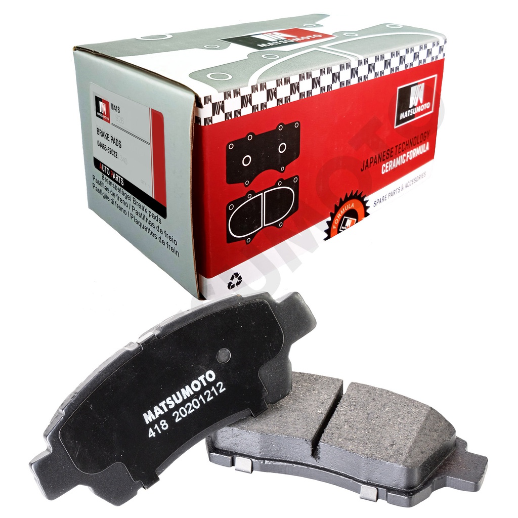 M418 - Pastillas de Freno Cerámica Delanteras Toyota Yaris Vitz (2000 ...