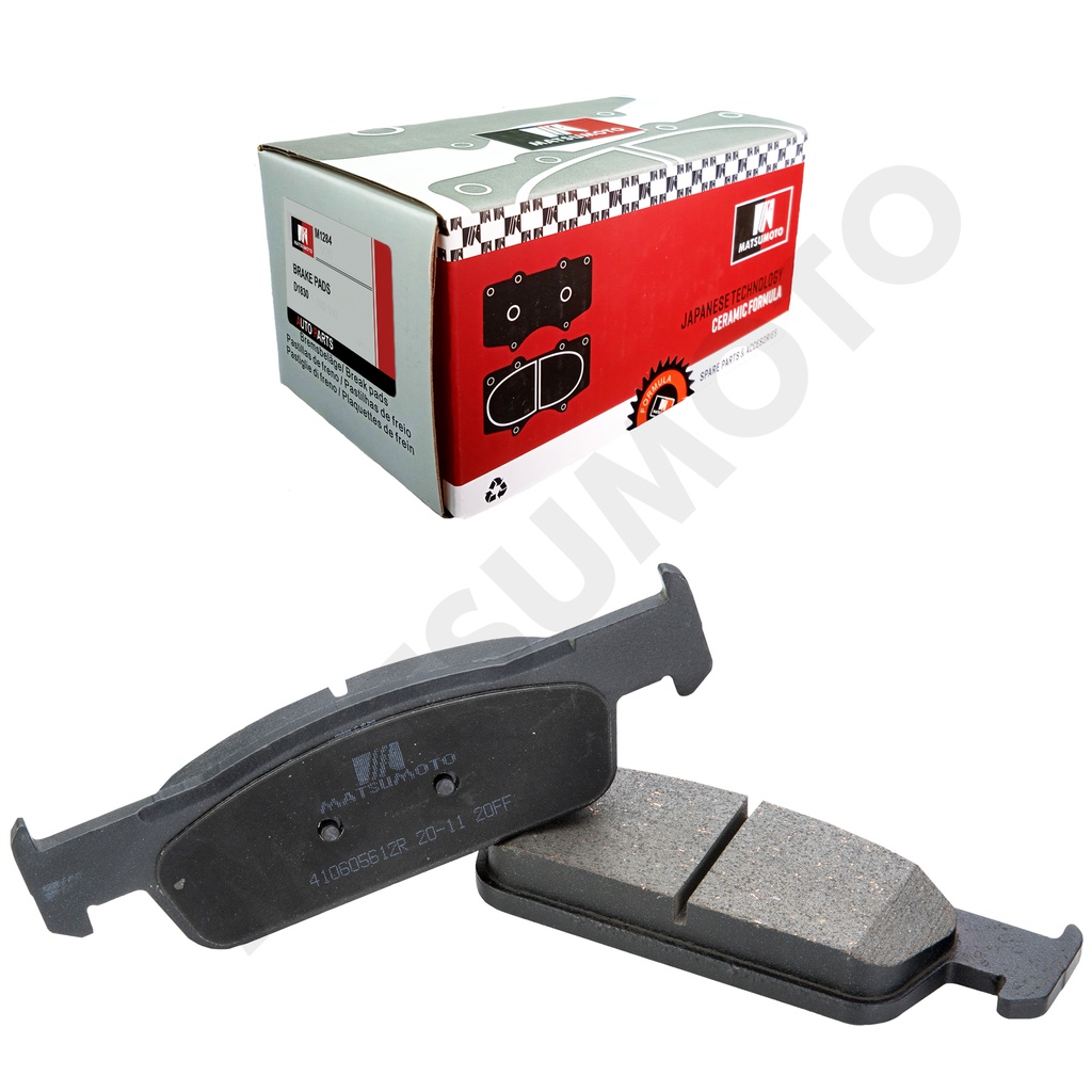 M1284 Pastillas de Freno Cerámica Delanteras Renault Clio (2012-2024 ...