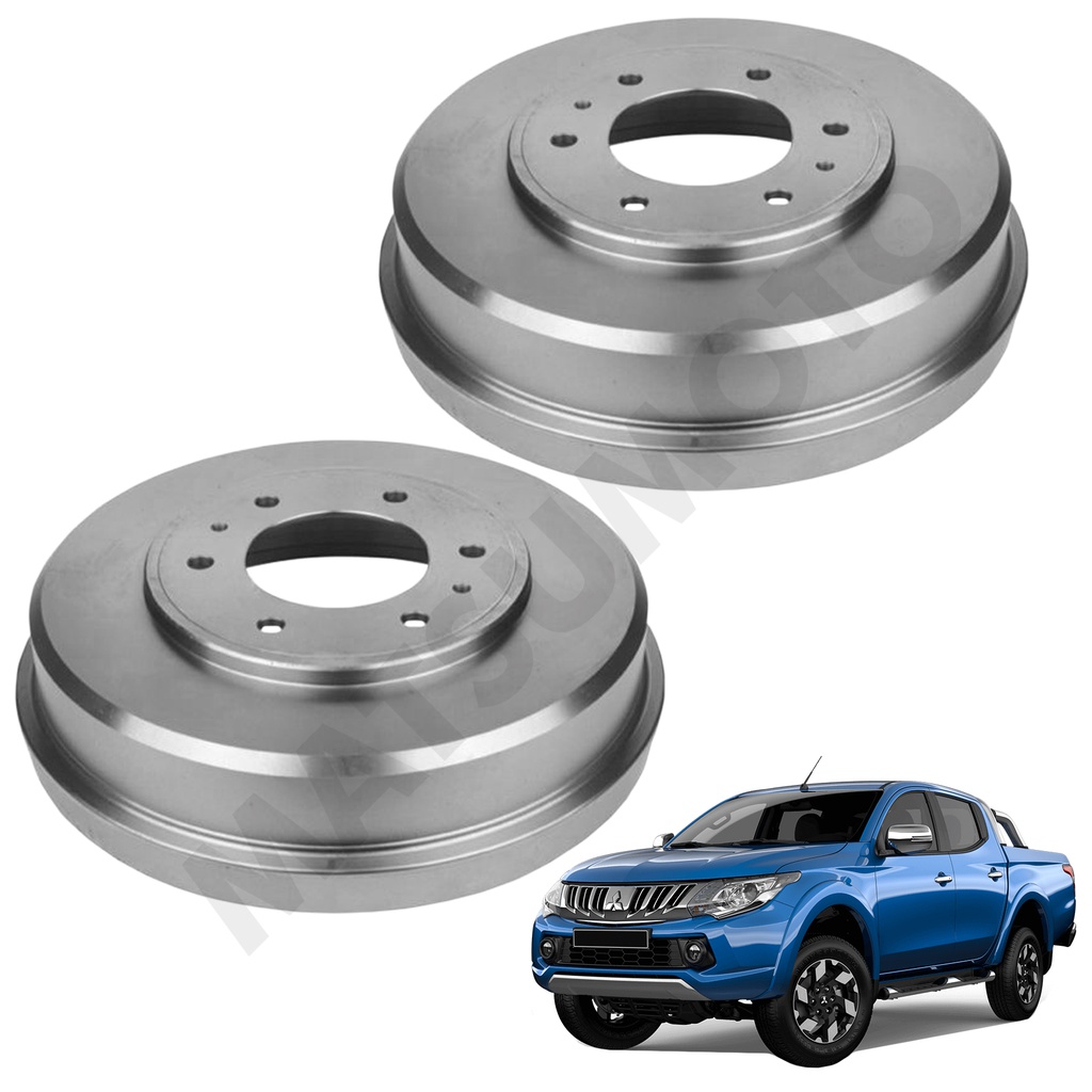 MT114 Tambor de Freno Trasero Mitsubishi L200 (2009-2018 ...